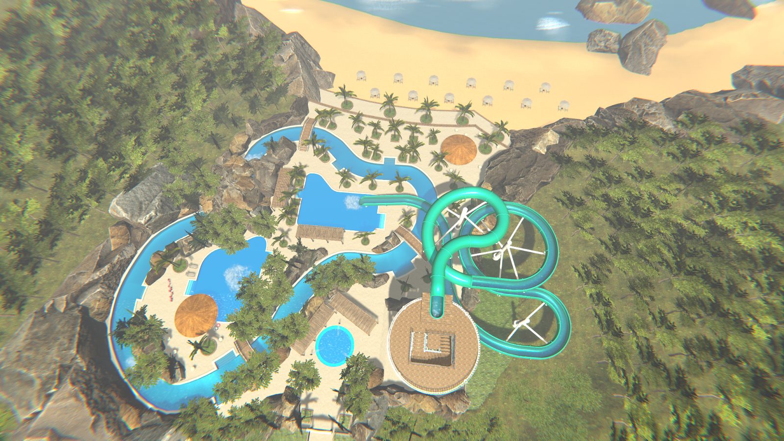 現実は寒くてもVRChatは常夏気分！？Nekoro新作ワールド「AQUA HEAVEN – Waterpark Pool -」が公開 ...