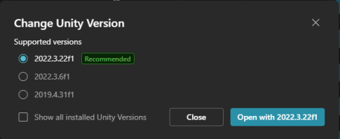 Unity2022対応のSDKがついに来た！移行するときはバックアップをしよう | メタカル最前線